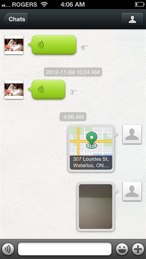 Uiimageview Ios Messaging App Send Picture Stack Overflow