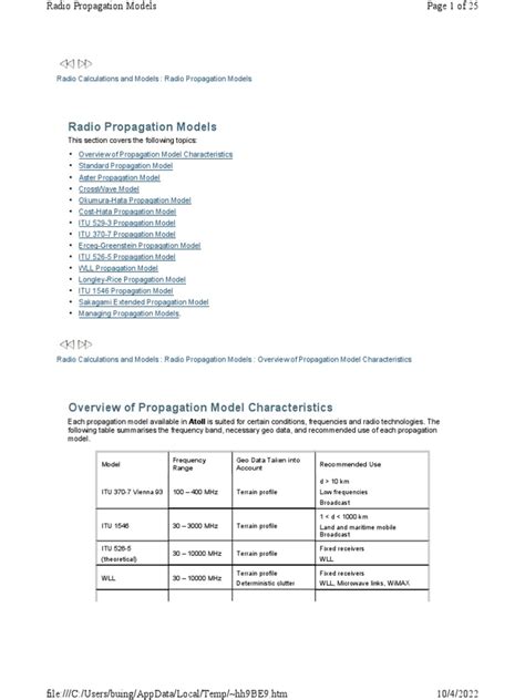 Atoll 3 3 2 Propagation Model Full Download Free Pdf Radio Propagation Wi Max