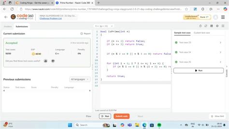 sumukhi pandey on linkedin codingninjas slayground2 codingchallenge