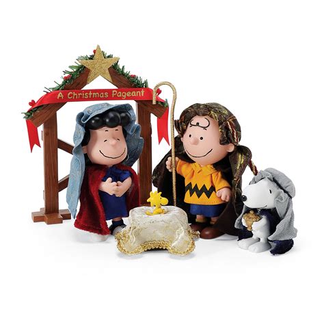 Possible Dreams Peanuts A Christmas Pageant Manger Scene 5 Piece