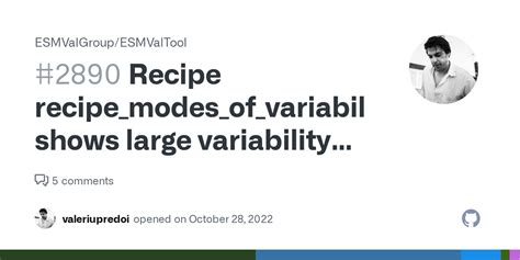 Recipe Recipe Modes Of Variability Shows Large Variability Doh In Results From V2 6 0 To V2 7