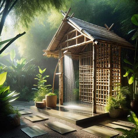 Bamboo The Perfect Choice For Outdoor Showers Tropics Pool And Spa