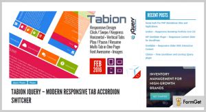 Best Jquery Tabs Plugins Free And Paid Formget