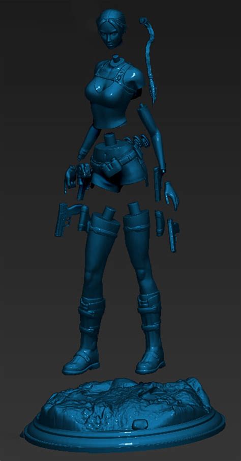 Lara Croft Classic 3d Model By Annwilde88