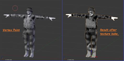 Texture Is Not Baking Correctly In Bake Mode Vertex Colors Materials