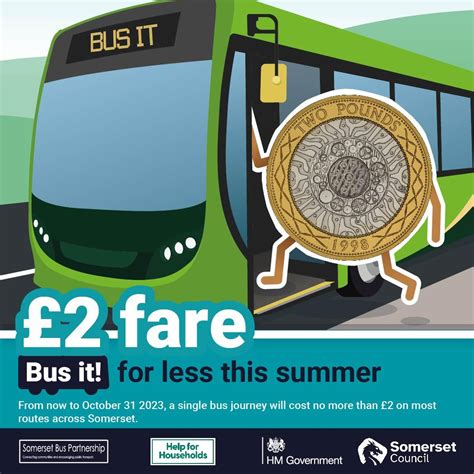 Another ‘bus It Bonus As £2 Single Bus Fare In Somerset Is Extended To