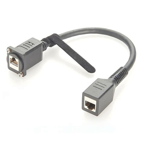 Generic D Type Rj45 Cat8 Ethernet Female To Female Cable 40gbps Flange