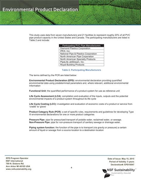 Ppt Environmental Product Declaration Powerpoint Presentation Free