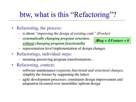 Ppt Tool Support For Refactoring Functional Programs Powerpoint Presentation Id4771238