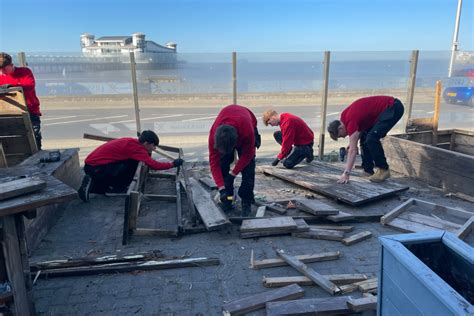 Carpentry Learners Upcycling Lasseters Furniture Ahead Of Renovation