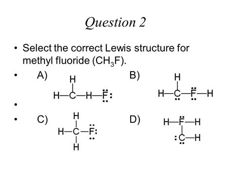 Lewis Dot Structure For Ch3f
