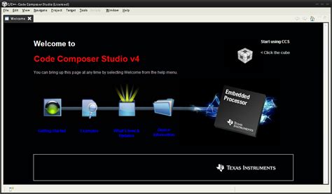 Kurzübersicht Code Composer Studio V4 Ccsv4
