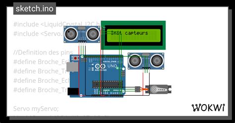 Poubelle Intelligente Wokwi Esp32 Stm32 Arduino Simulator