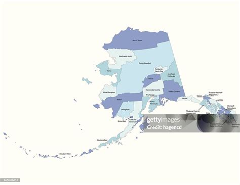 Alaska State County Map High Res Vector Graphic Getty Images