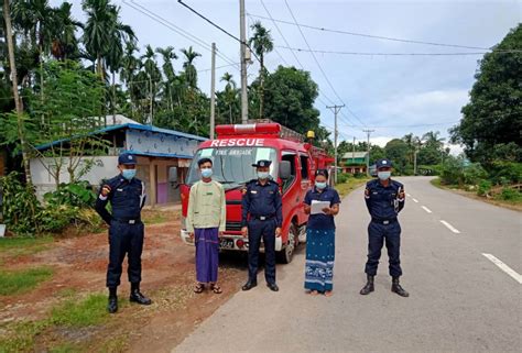 သရက်ချောင်းမြို့နယ်တွင်ကိုဗစ် ၁၉ရောဂါကာကွယ်ရေးနည်းလမ်းများနှင့် အသက်၁၂