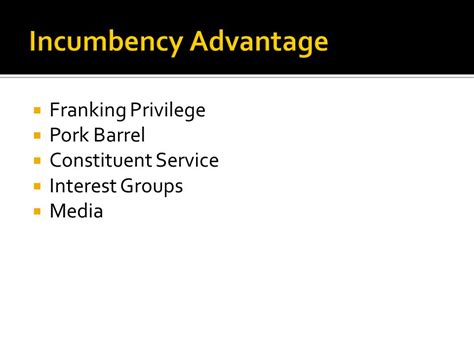 Franking Privilege