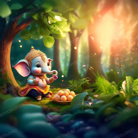 Ganesha Cartoon Wallpapers Wallpaper Cave