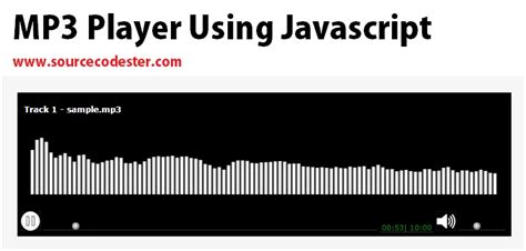 Mp3 Player Using Javascript Sourcecodester