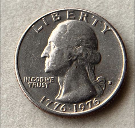 1776 1976 D Us Bicentennial Quarter Rare D Mint Mark Regular Ebay