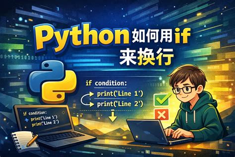 Python如何用if判断来换行