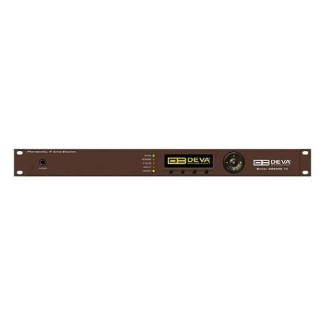 DEVA DB TX Second Generation Multi Protocol Audio Over IP Encoder RadioActive