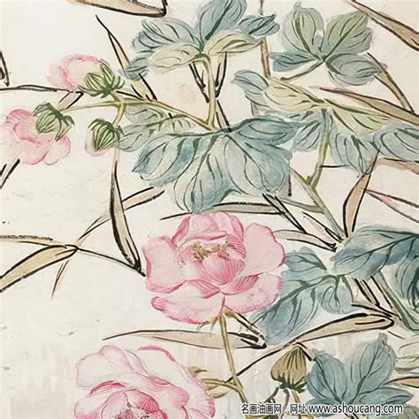 赵之琛作品 一路荣华 高清大图下载 名画油画网