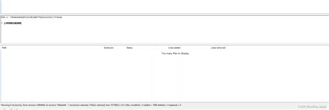 解决tortoisegit软件git Show Log时显示too Many Files To Display的问题