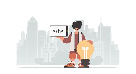 The Person Is Holding A Browser Window With A Programming Picture And To Boot Standing Close A