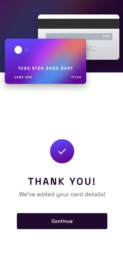 Github Liberator I Interactive Card Details Form
