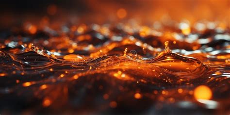 Abstract Fluid Dynamics In Vibrant Orange Hues Stock Image Image Of Orange Rainbow 332251751