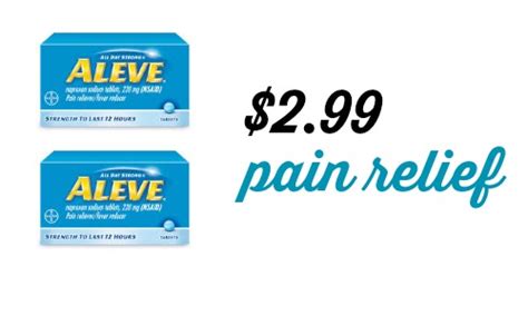 New Aleve Coupons Stock Up At Rite Aid Southern Savers