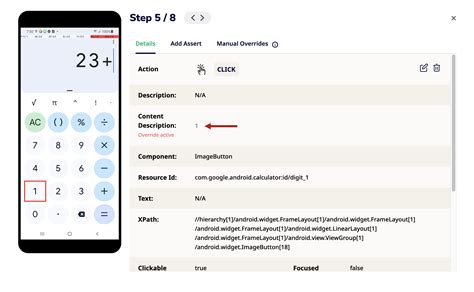 Manually Overriding Element Selection Sofy Support Docs No Code Automation Testing Platform Help