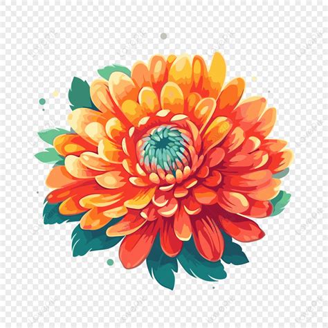 밝은 꽃 벡터만화클립 아트상표 Png 일러스트 무료 다운로드 Lovepik