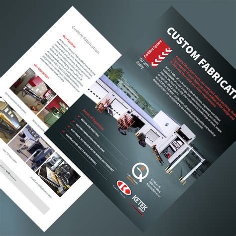 Custom Fabrication Brochure Dominant Art