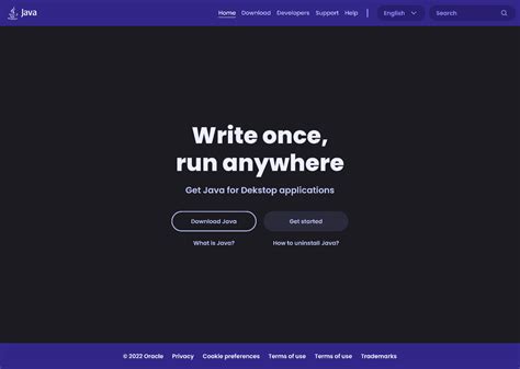 Java Website Redesign Figma