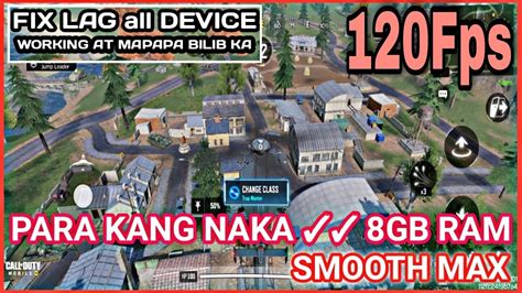 FIX LAG CODM NEW UPDATES CONFIG GAME BOOST CODM YouTube