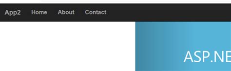 C Move Navigation Bar Text Left In Mvc Default Project Stack Overflow