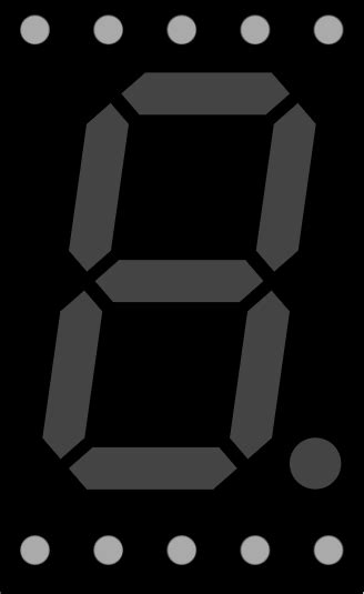 How To Use Seven Segment Display Pinouts Specs And Examples Cirkit Designer