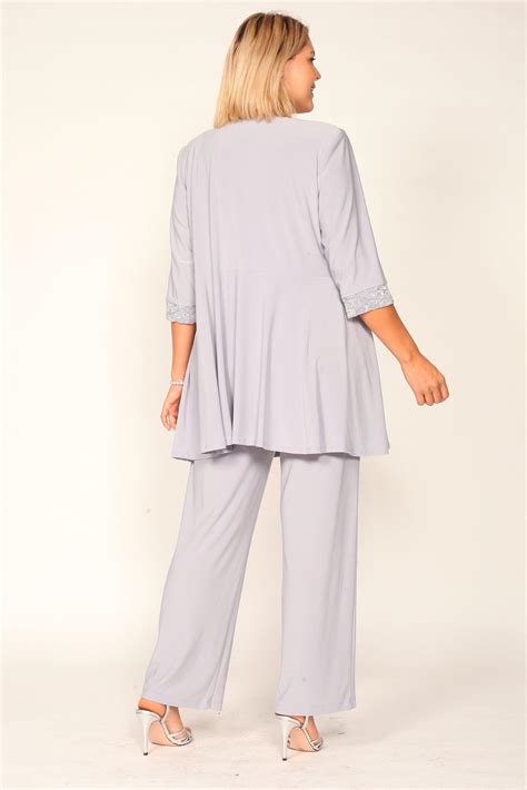 Randm Richards 7772w Mother Of The Bride Formal Plus Size Pant Suit The
