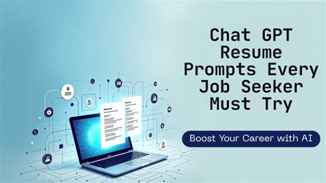 Chat Gpt Resume Prompts Every Job Seeker Must Try Today 📄 Kaashiv Infotech Blog