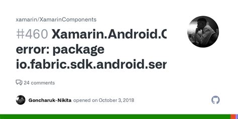 Xamarinandroidcrashlytics Error Package Iorvicesevents · Issue 460
