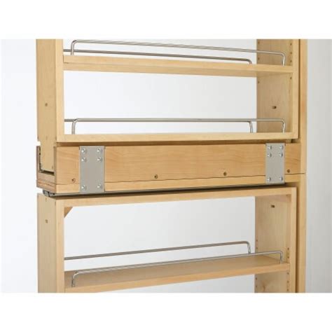 Rev A Shelf 6 Inch Pullout Between Cabinet Filler Maple Wood Shelf Storage 1 Piece Smiths