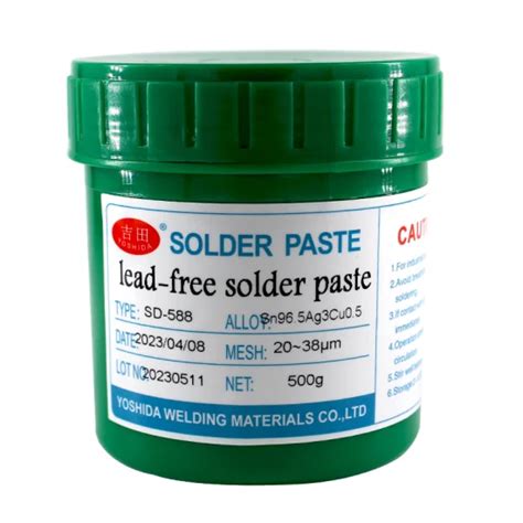 High Quality Lead Free Solder Paste Sn96 5ag3cu0 5 Alloy Eco Friendly Welding Solder Paste And