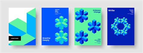 크리에이티브 보고서 템플릿 기하학적 책 표지 디자인입니다 격리된 포스터 레이아웃 기치 비즈니스 프레젠테이션 배경 전단 팸플릿 카탈로그 광고 전단 장관의 직 전단지 형판에