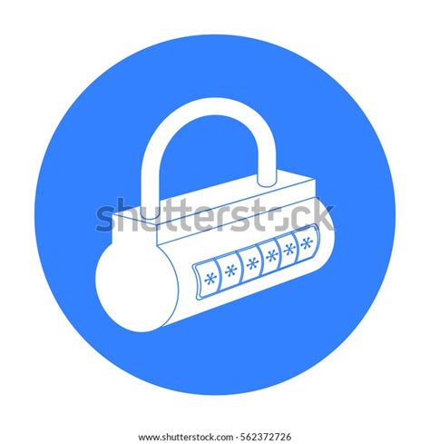Computer Password Icon Outline Style Isolated Stock Vector Royalty