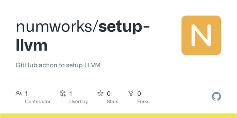 GitHub Numworks Setup Llvm GitHub Action To Setup LLVM