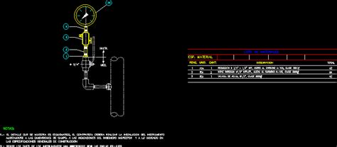 Pressure Indicator Dwg Detail For Autocad • Designs Cad