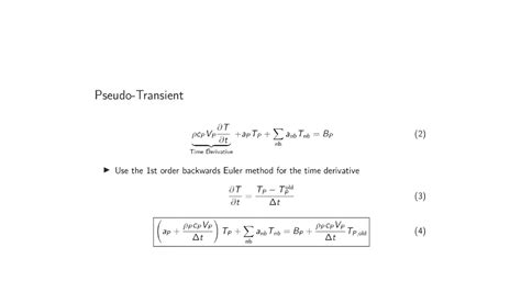 Seudo Transients For Steady State Cfd Part 1 Pptx
