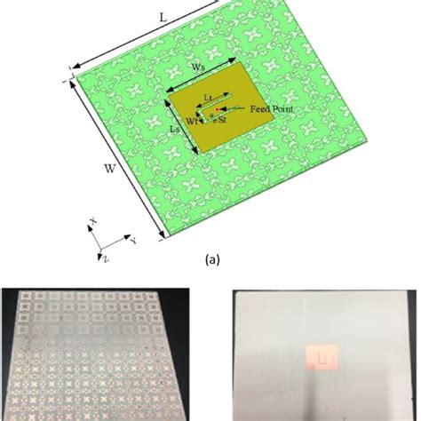 A 3d View Of The U Slot Patch Antenna Based On The Equivalent Download Scientific Diagram