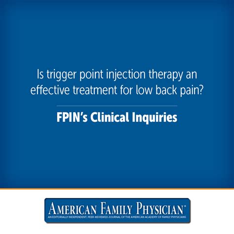 Trigger Point Injection For Low Back Pain AAFP